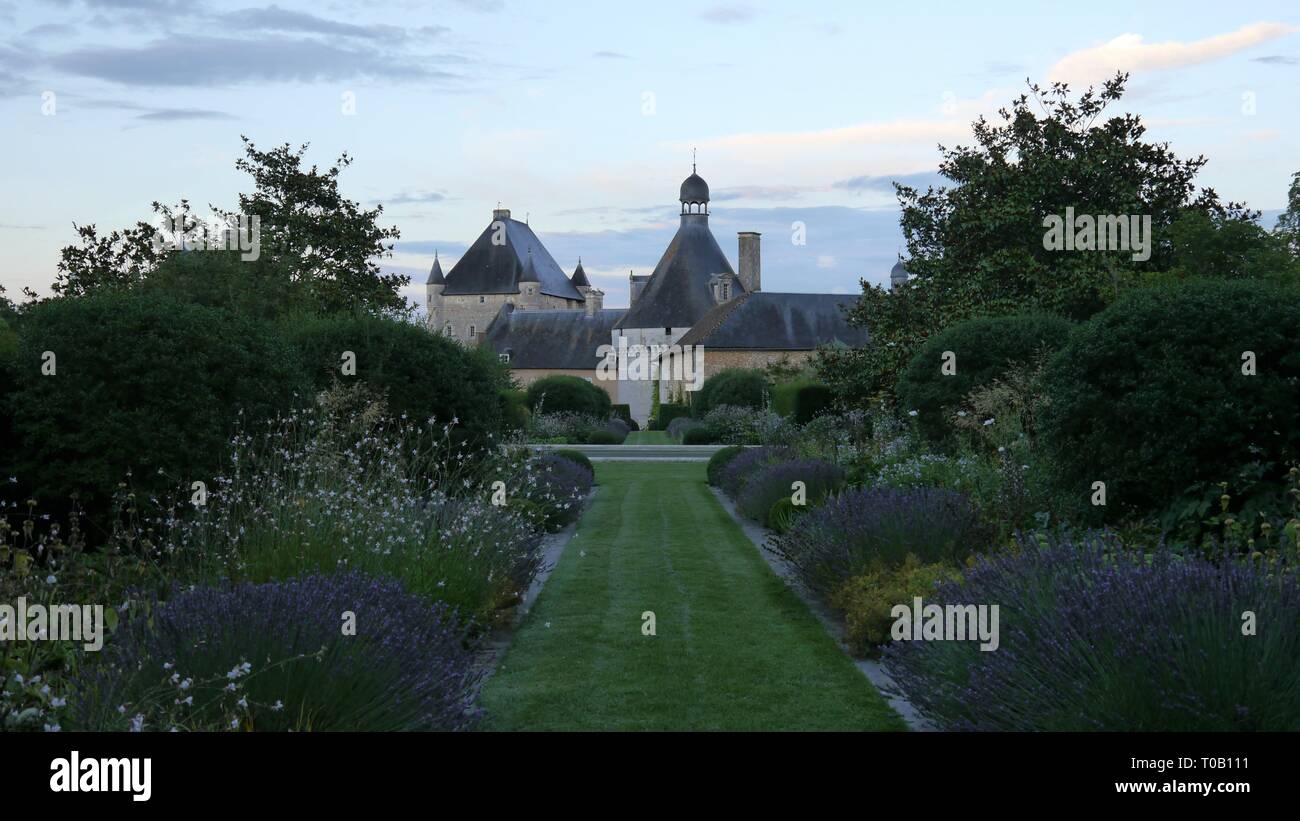 Chateau de Touffou, Bonnes, France Stock Photo - Alamy