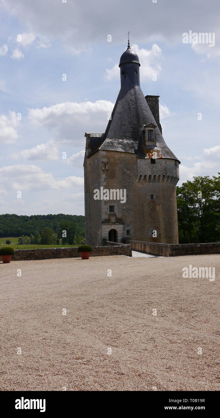 Chateau de Touffou, Bonnes, France Stock Photo - Alamy