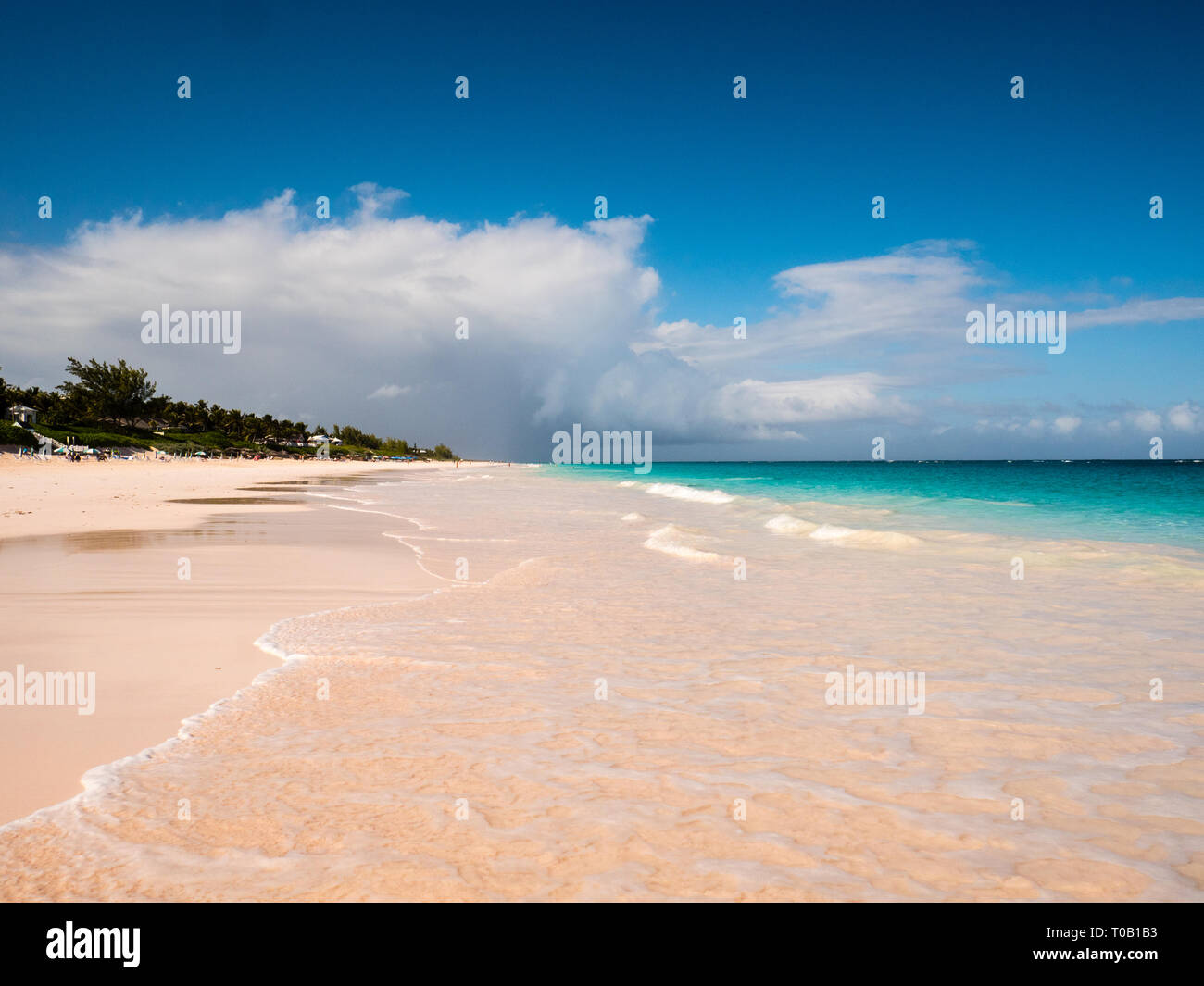 Amazingly Clean Blue Sea, Pink Sands Beach, Dunmore Town, Harbour ...