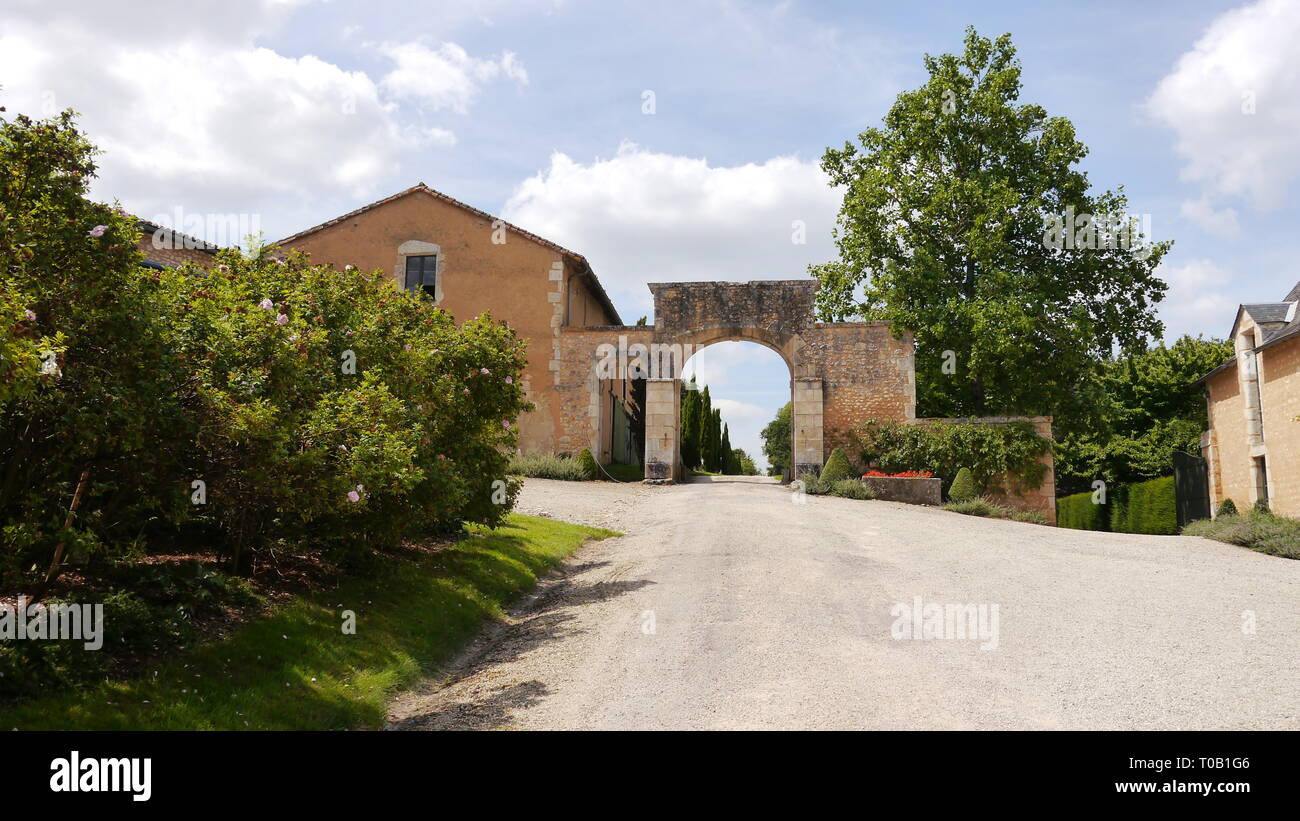 Chateau de Touffou, Bonnes, France Stock Photo - Alamy