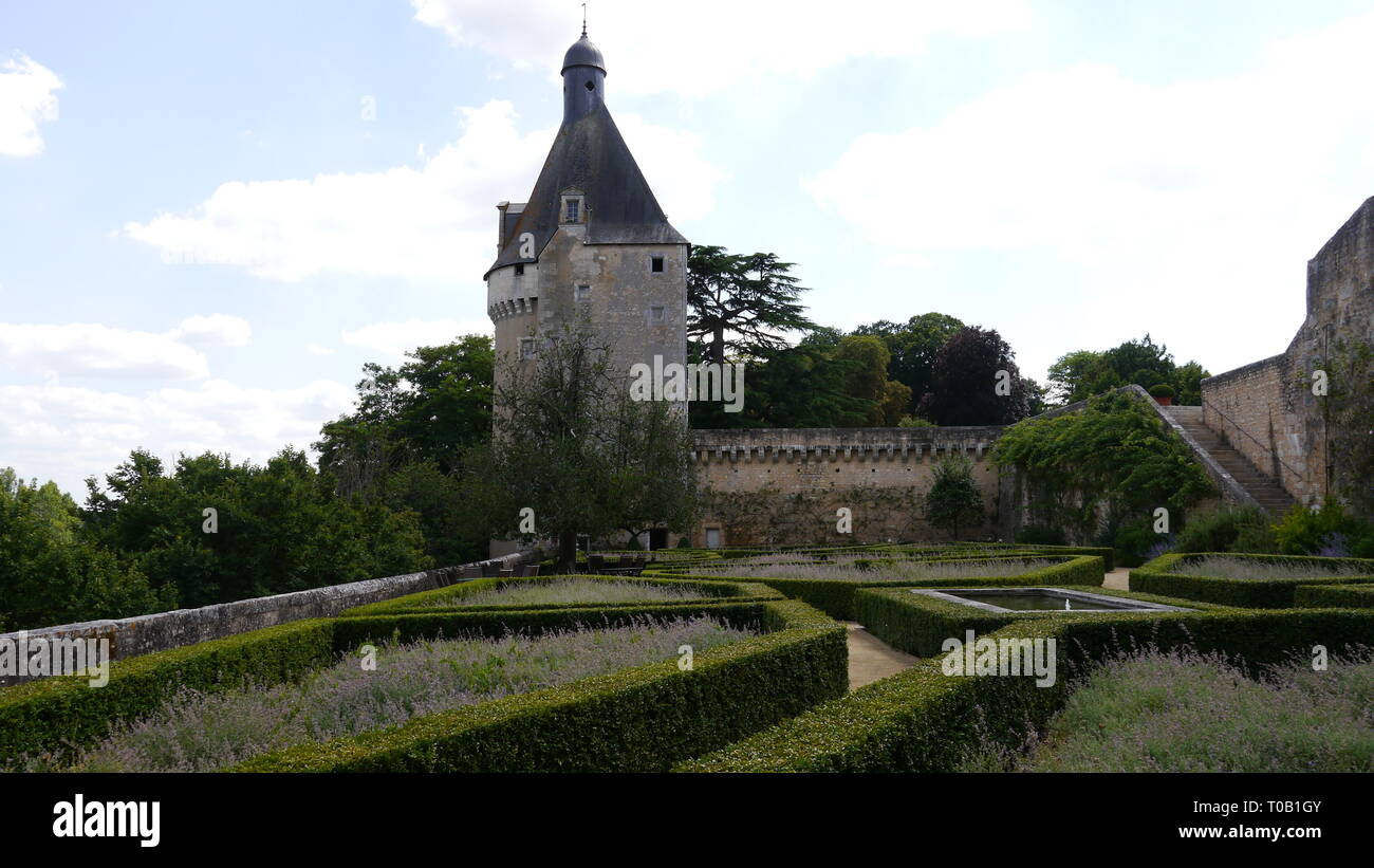 Chateau de Touffou, Bonnes, France Stock Photo - Alamy