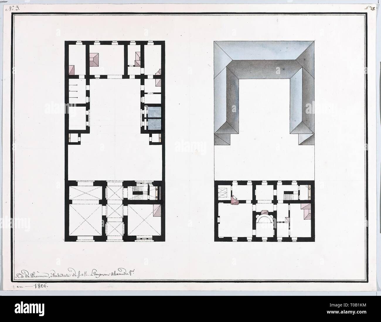 'Blacksmith`s Shop. Plan of the First and the Second Floors'. 1806 ...