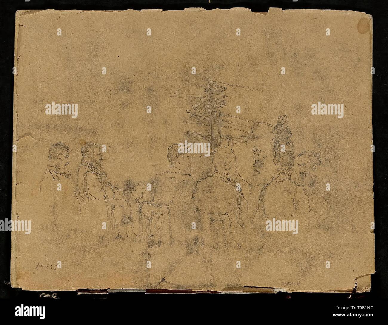 'Sketch of a Journey Episode'. Russia, 1888. Dimensions: 26x17 cm ...