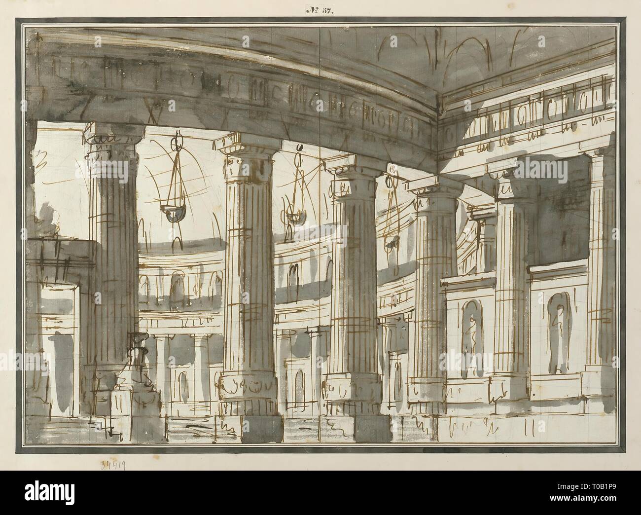 'Architectural Composition with a Rotunda'. Italy-Russia, 18th century ...