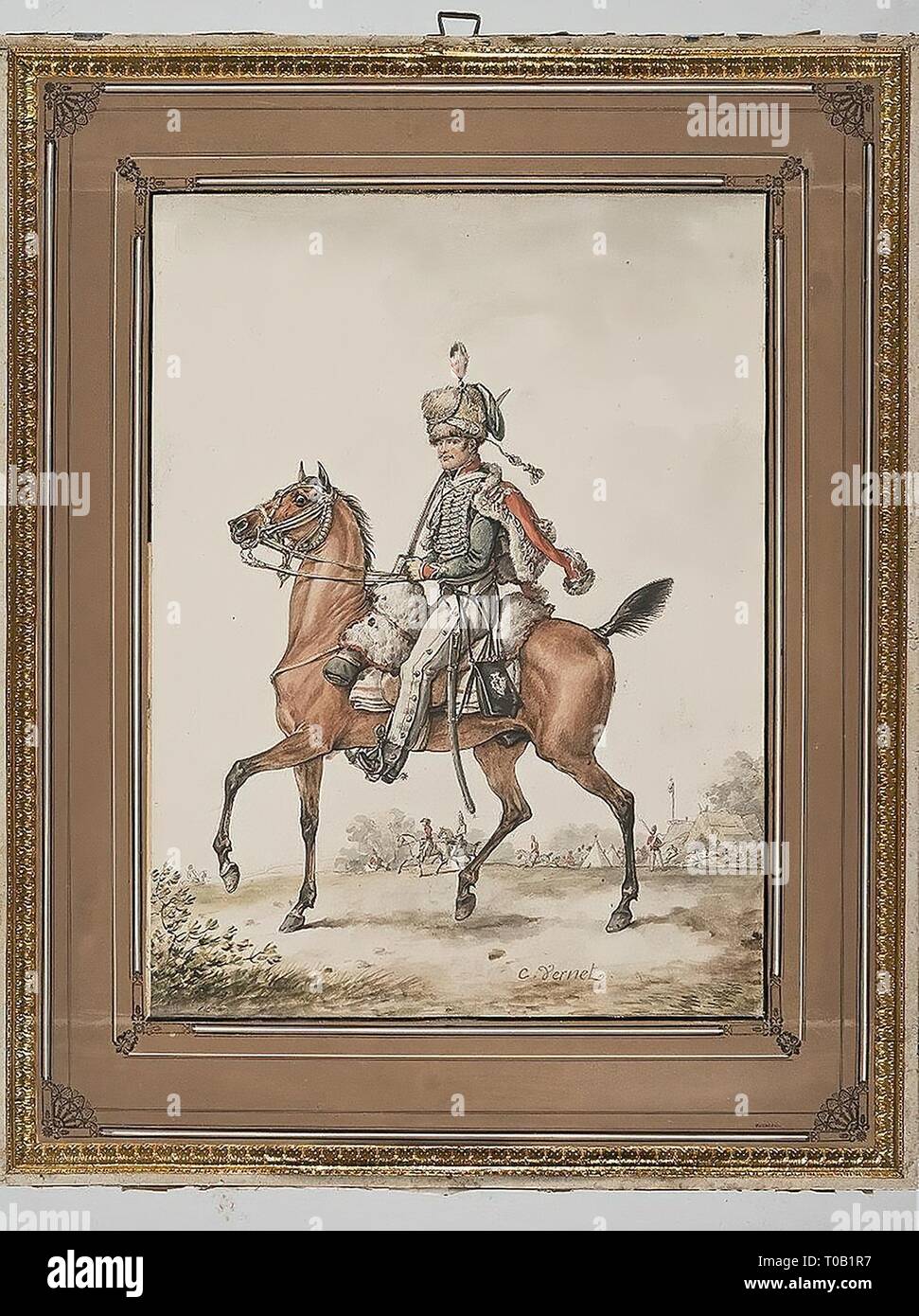 'English Hussar of the 15th Royal Hussars Regiment'. France, 1810s ...