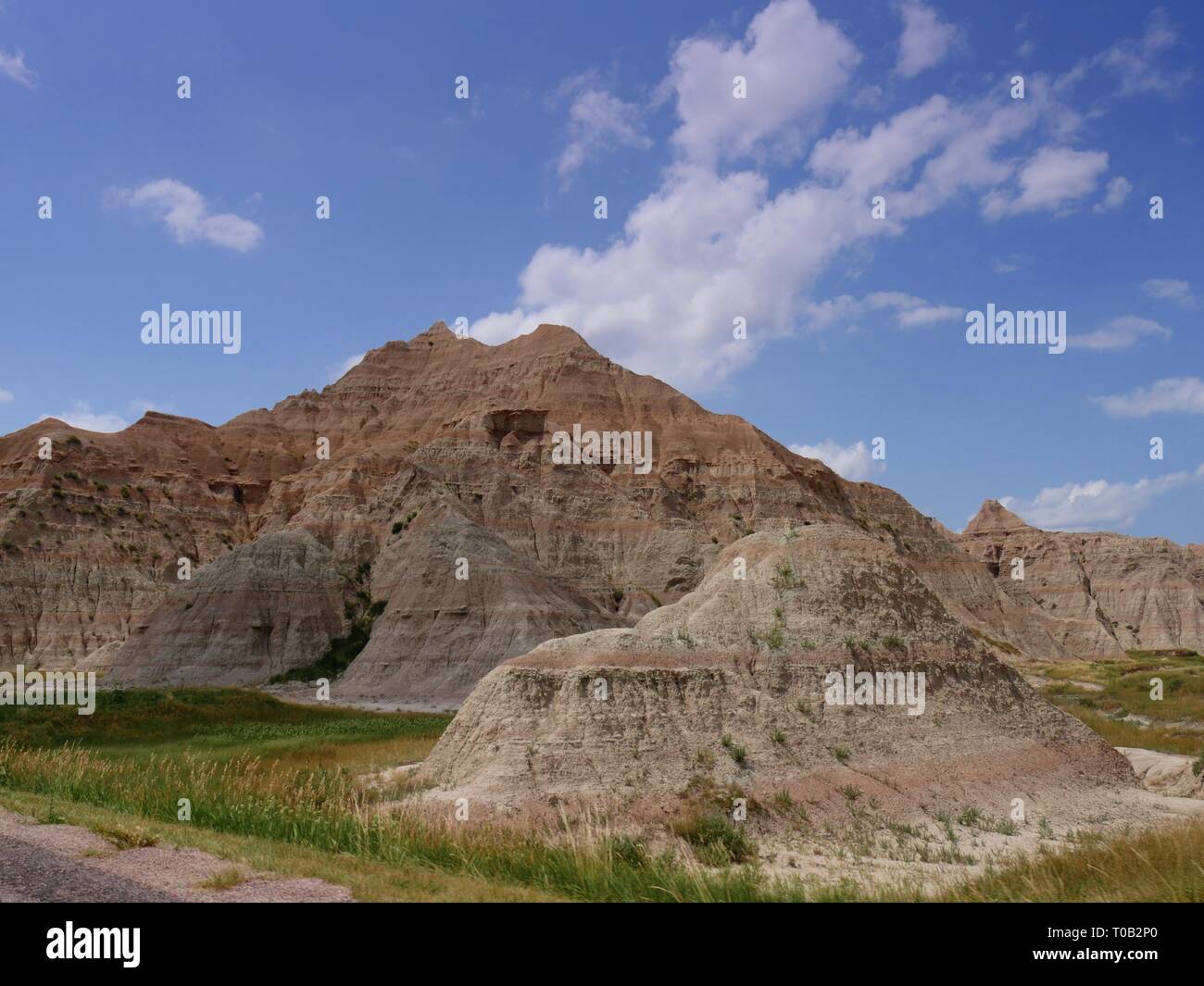 Rugged beauty of layered rock formations and dramatic landscape of ...
