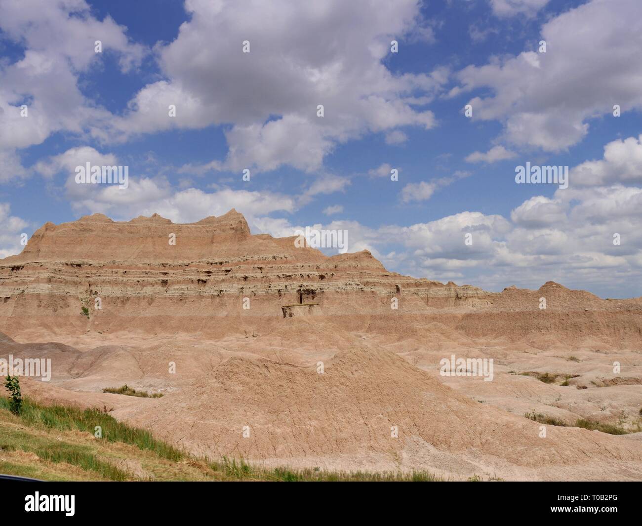 Striking land formations and landscape at Badlands National Park in ...