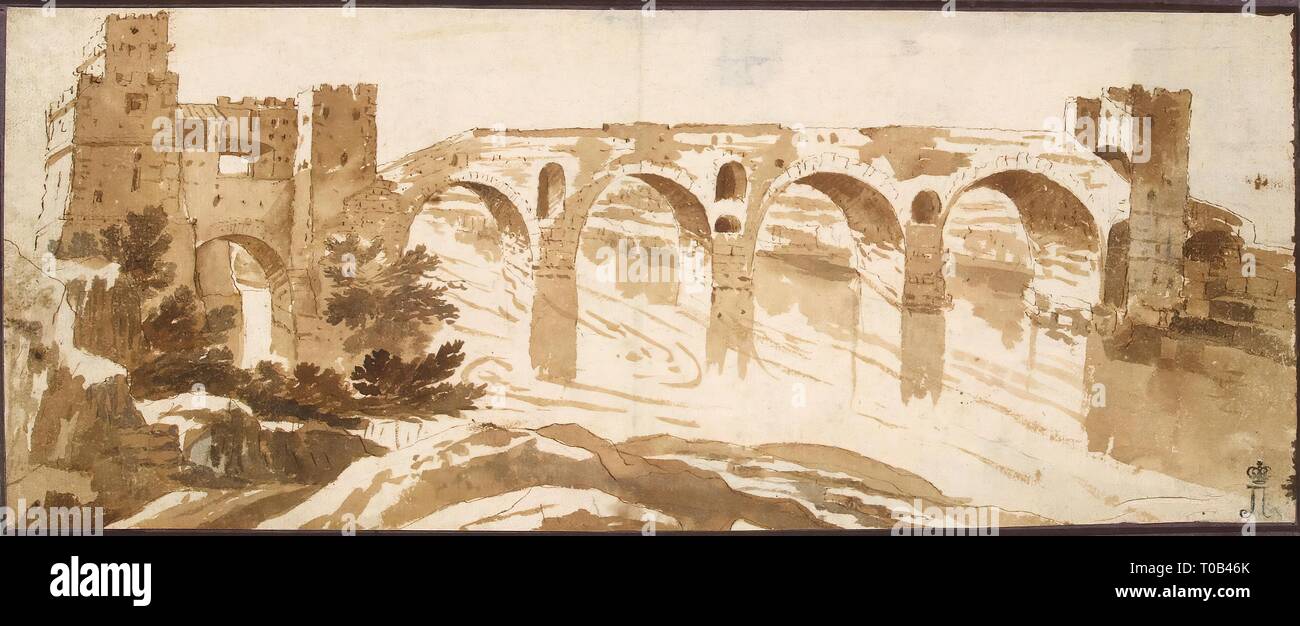 'Bridge of Milvius'. France, Late 1640s. Dimensions: 14,2x42,1 cm ...