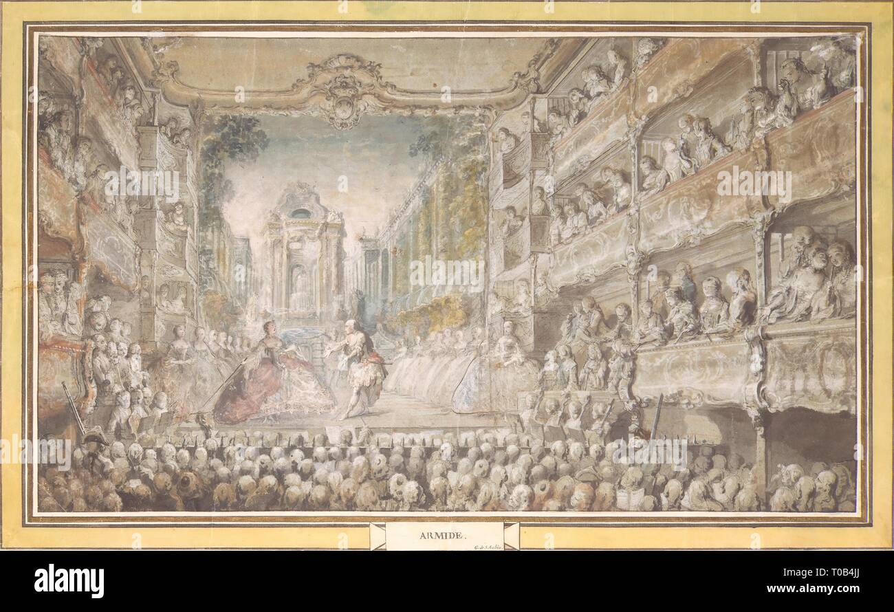 'Performance of 'Armida' in the Old Auditorium of the Opera House ...