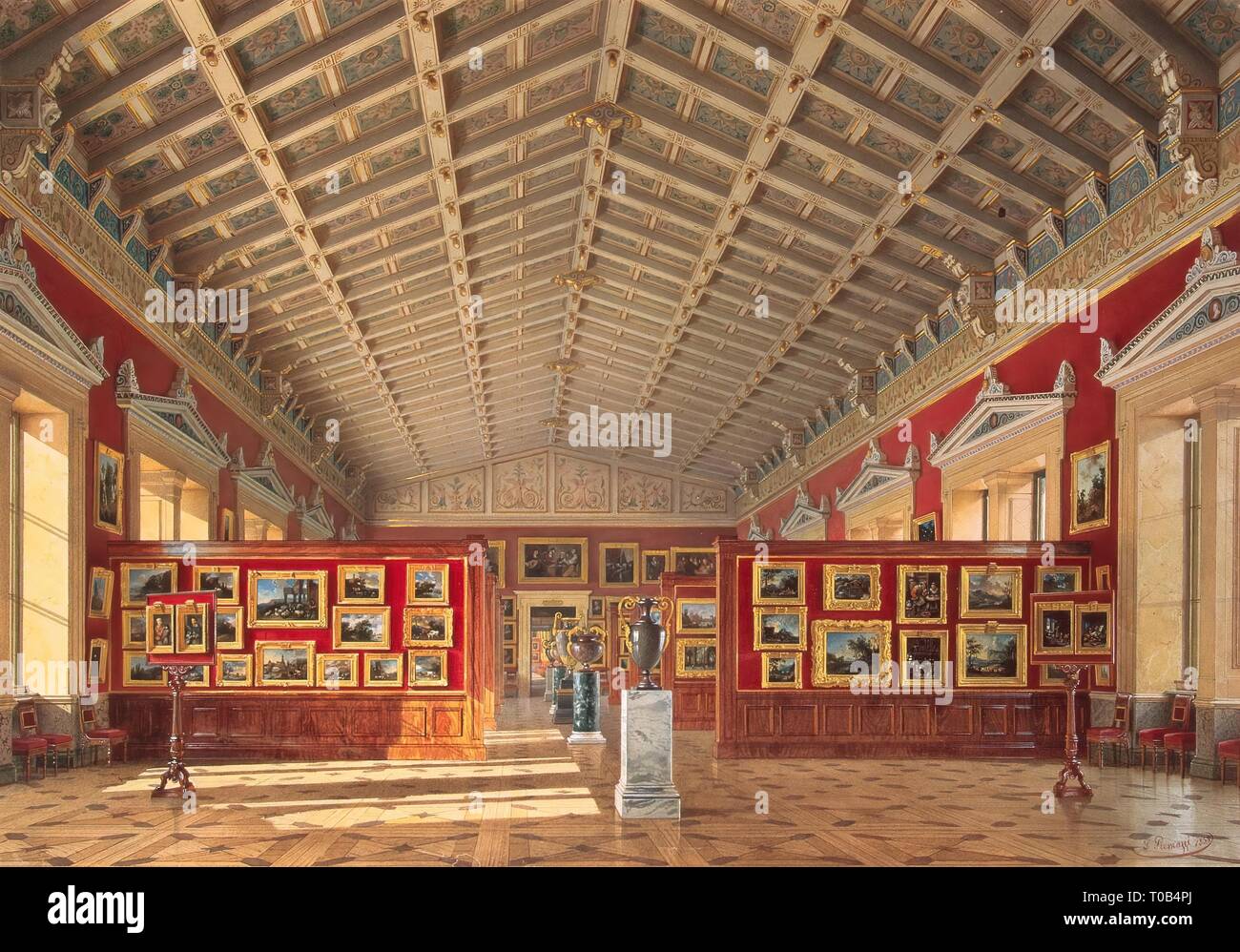 'Interiors of the New Hermitage. The Room of Dutch and Flemish Art ...