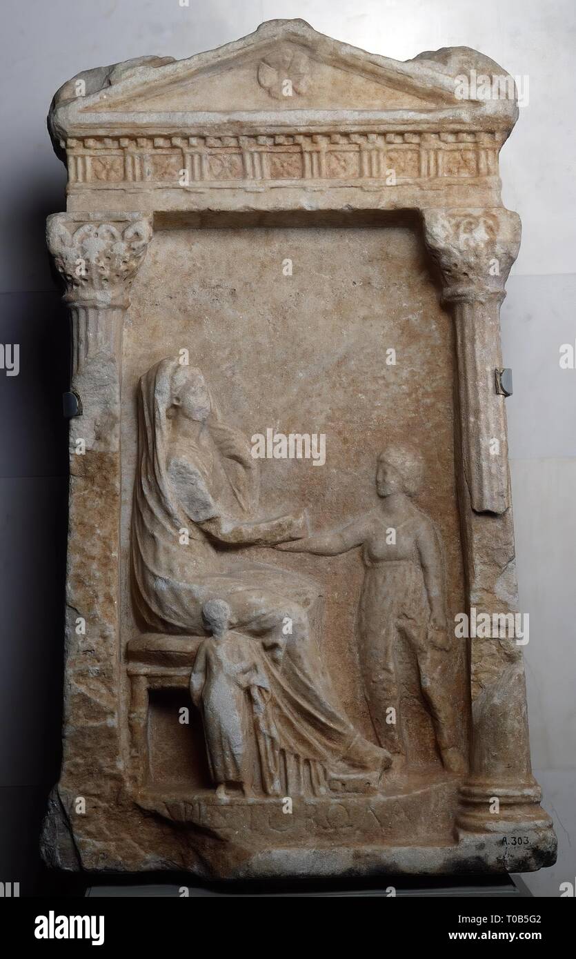 'Tomb Relief of Aristobulus'. Ancient Greece, 2nd century BC ...