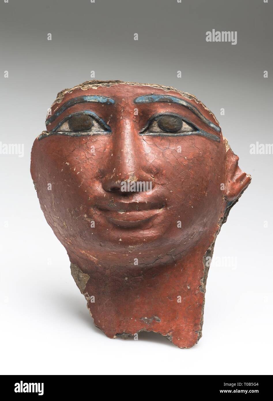 'Part of the Mummy Mask'. Ancient Egypt, 9-10th century BC. Dimensions ...