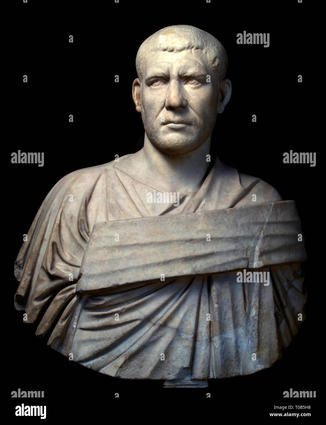 'Portrait of the Emperor Philip the Arab'. Ancient Rome, 244-249 ...