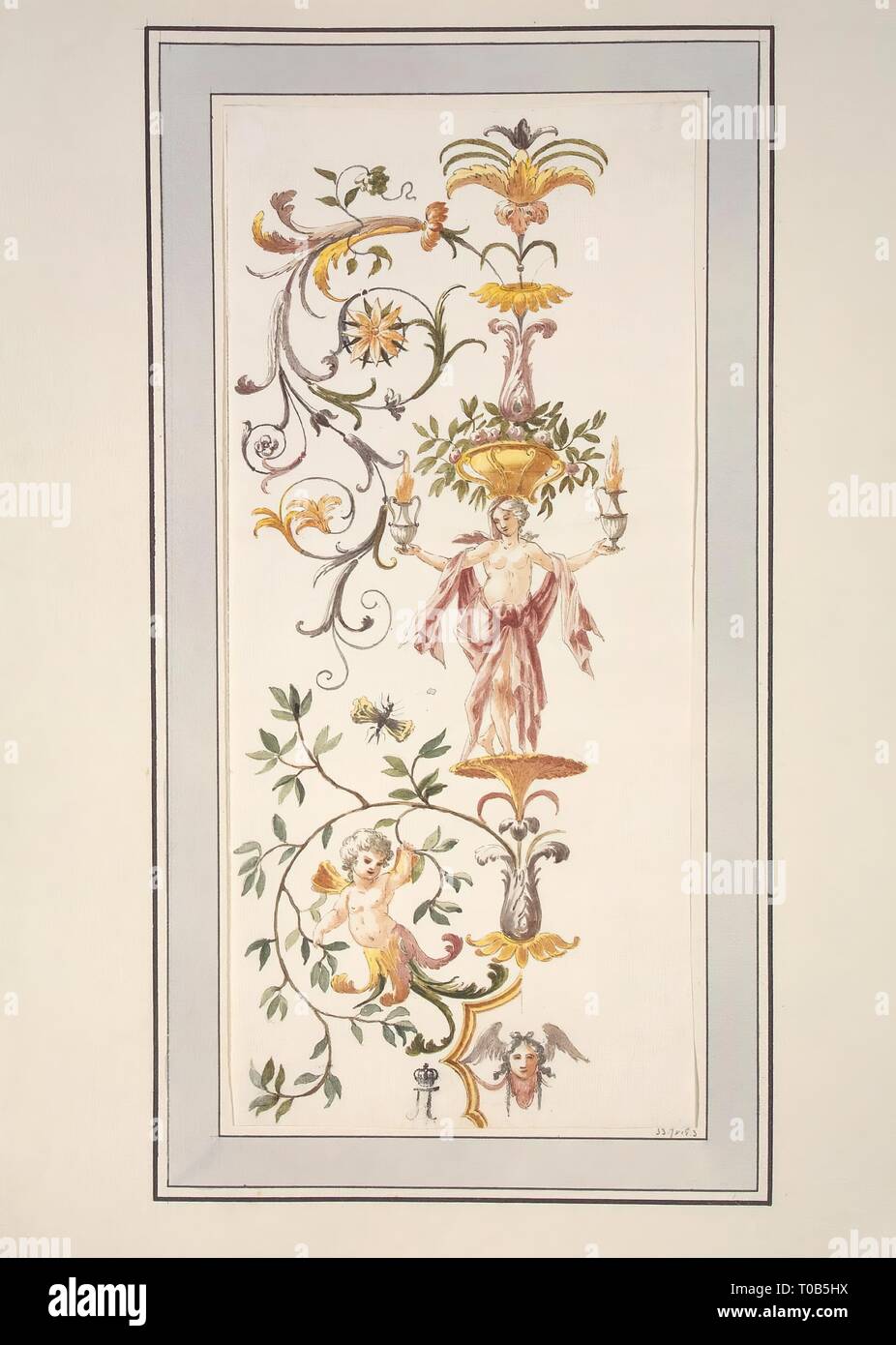 'Ornamentation in the Grotesque Style'. France, Between 1750 and 1755 ...