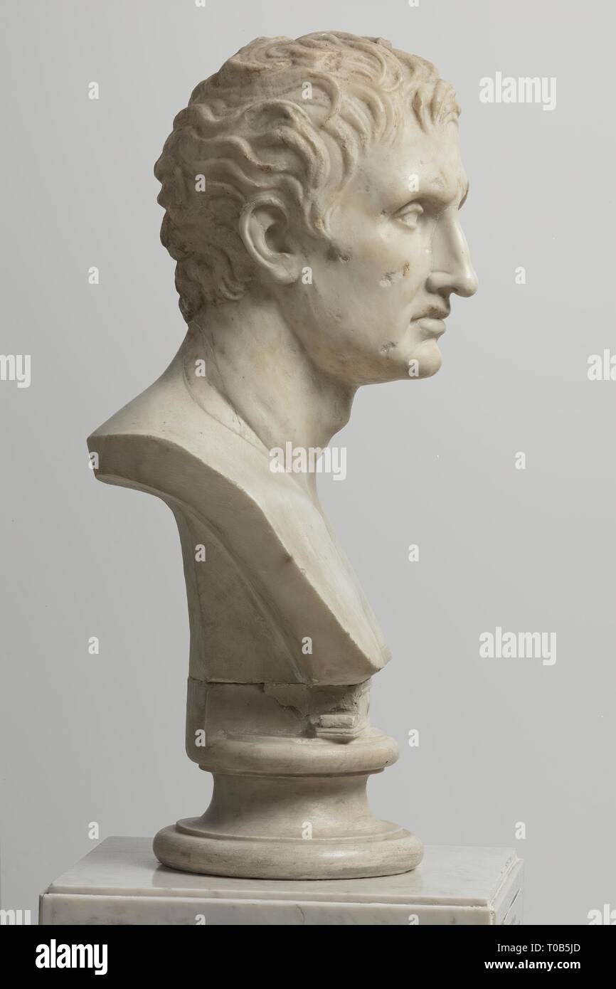 'Bust of Menander'. roman copy of last quarter of 1st century BC ...