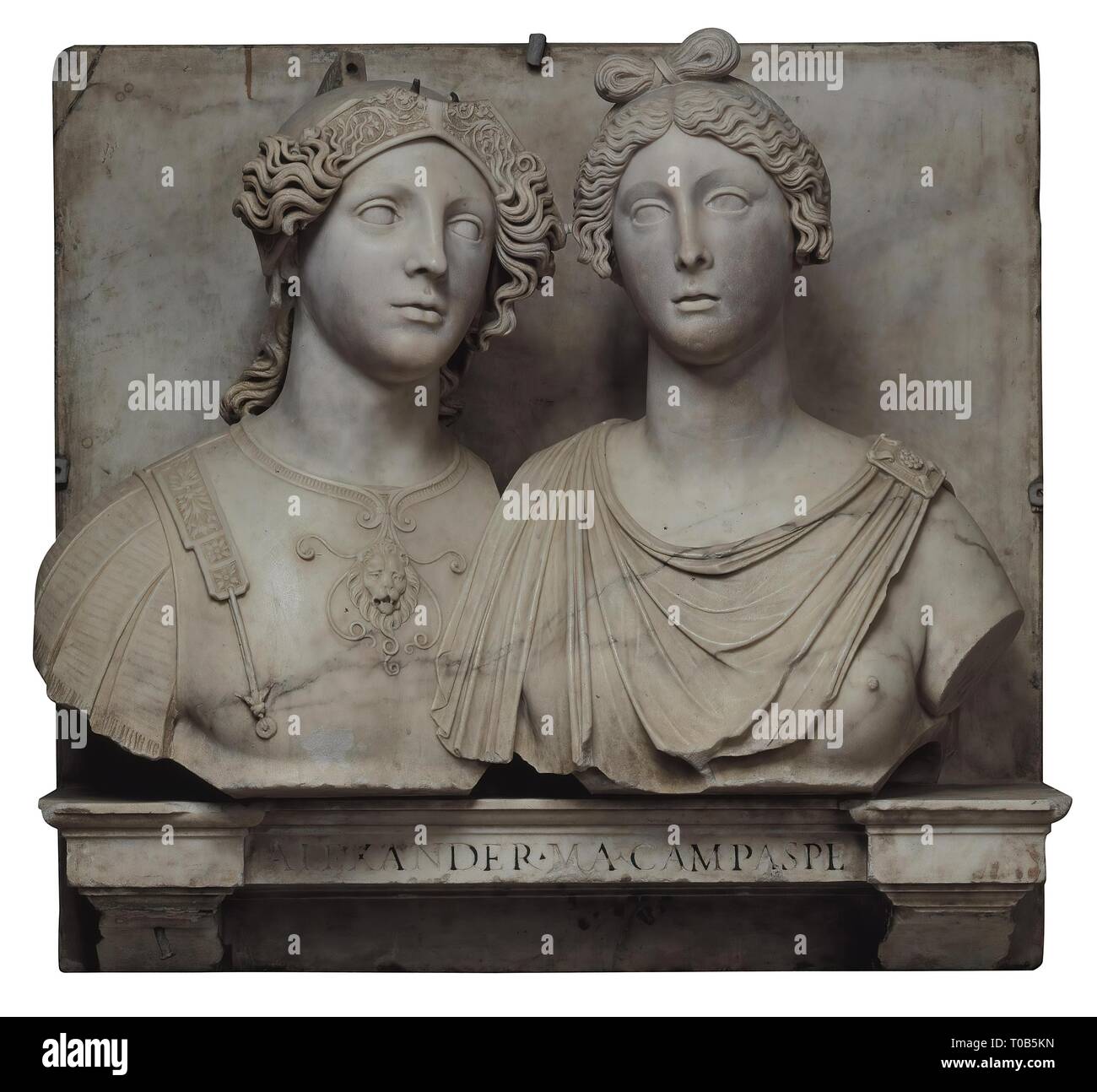 'Alexander the Great and Campaspa'. Italy, 16th century. Dimensions ...