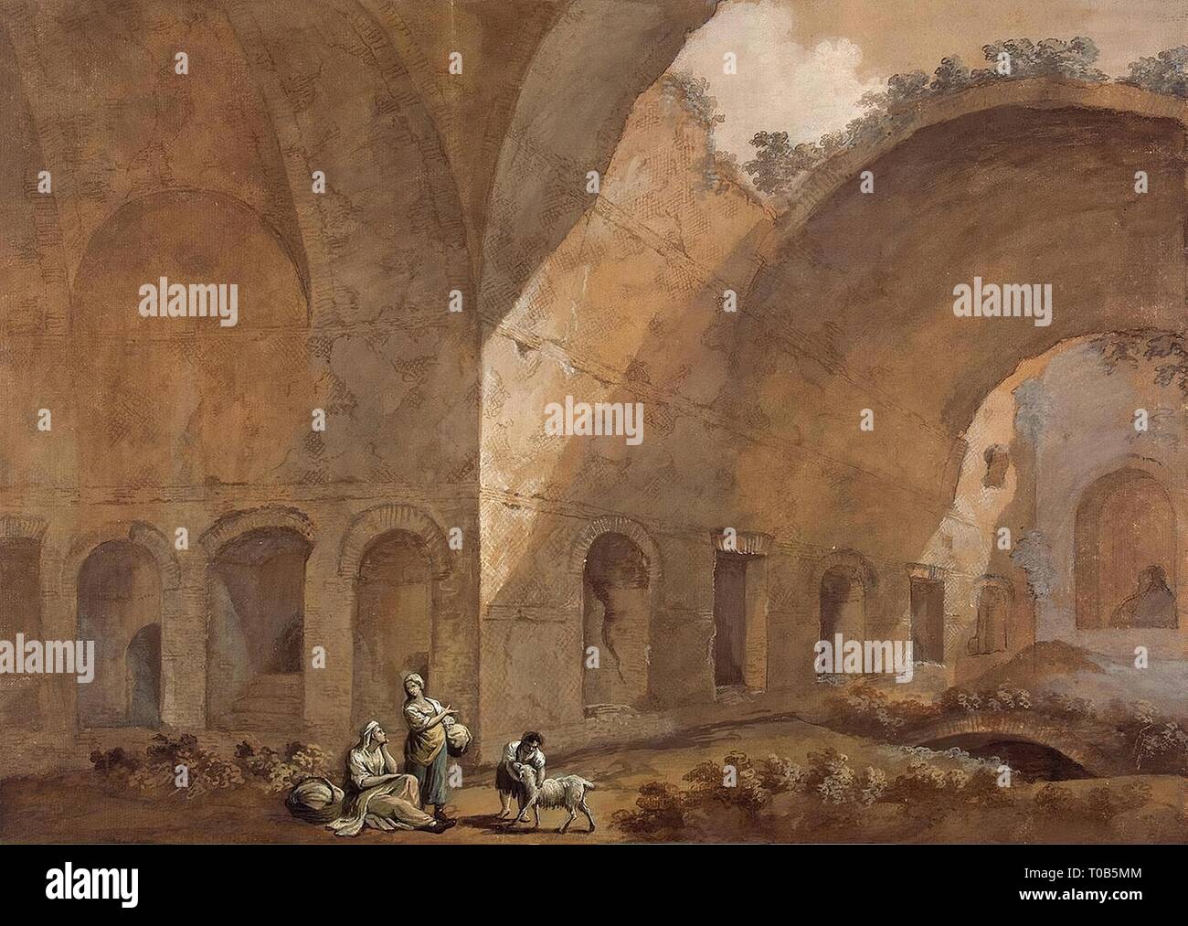 Hadrian tivoli drawing hi-res stock photography and images - Alamy