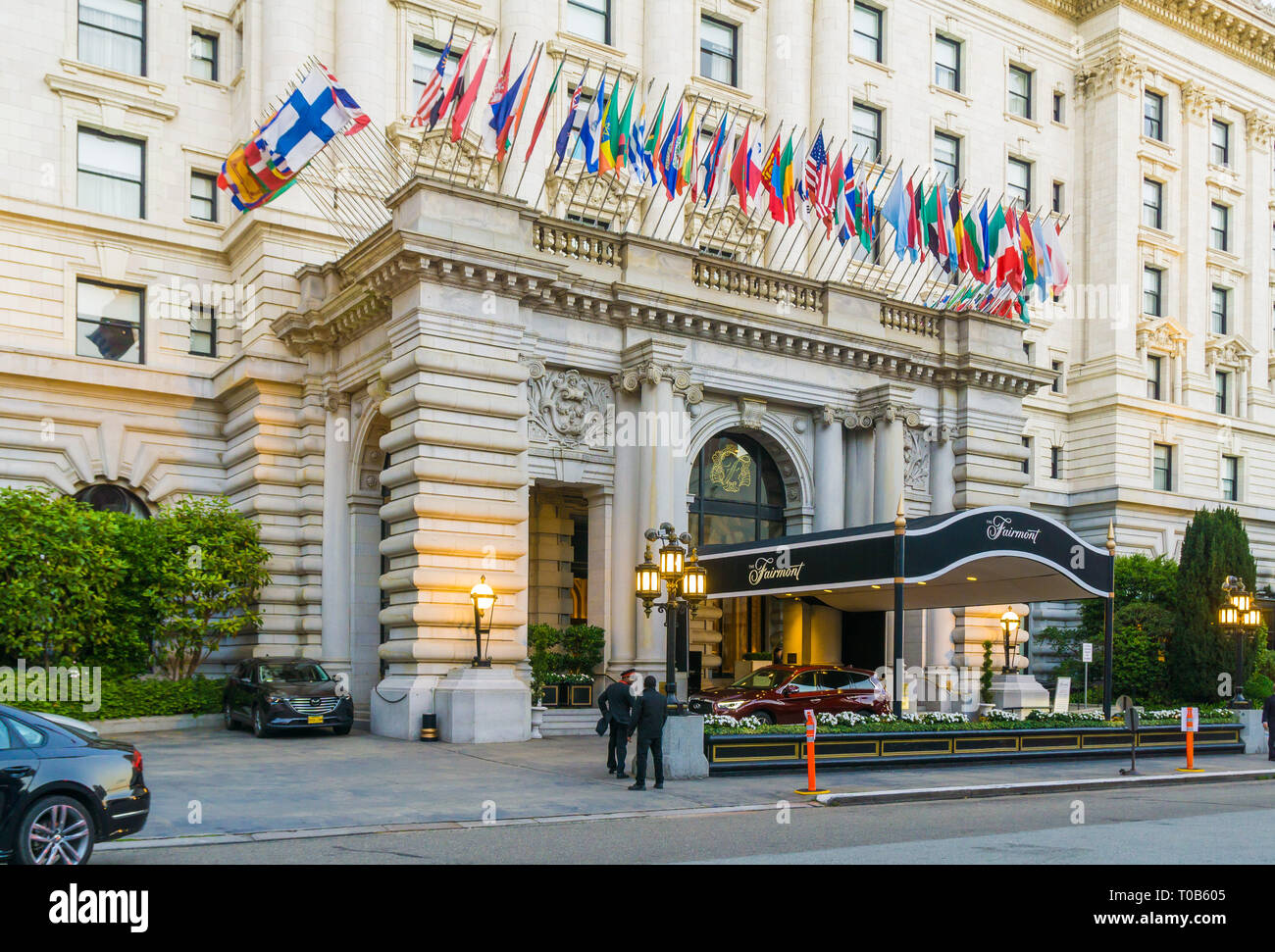The Fairmount Hotel in San Francisco Stock Photo - Alamy