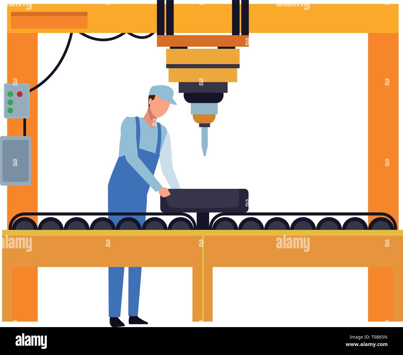 industry manufacturing cartoon Stock Vector Image & Art - Alamy