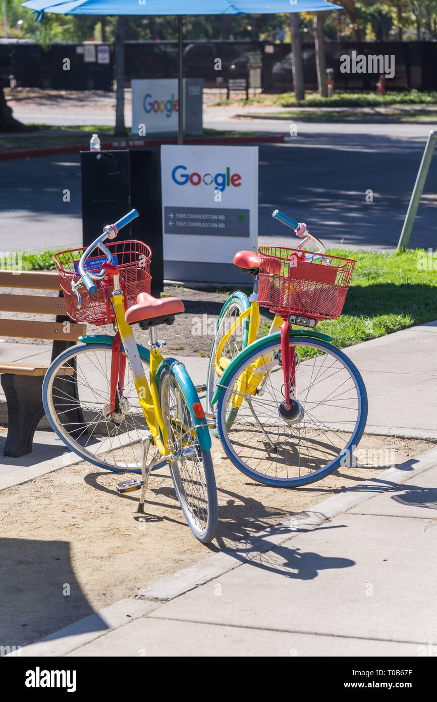 The Google Complex (Charleston Campus) at Mountain View, California ...
