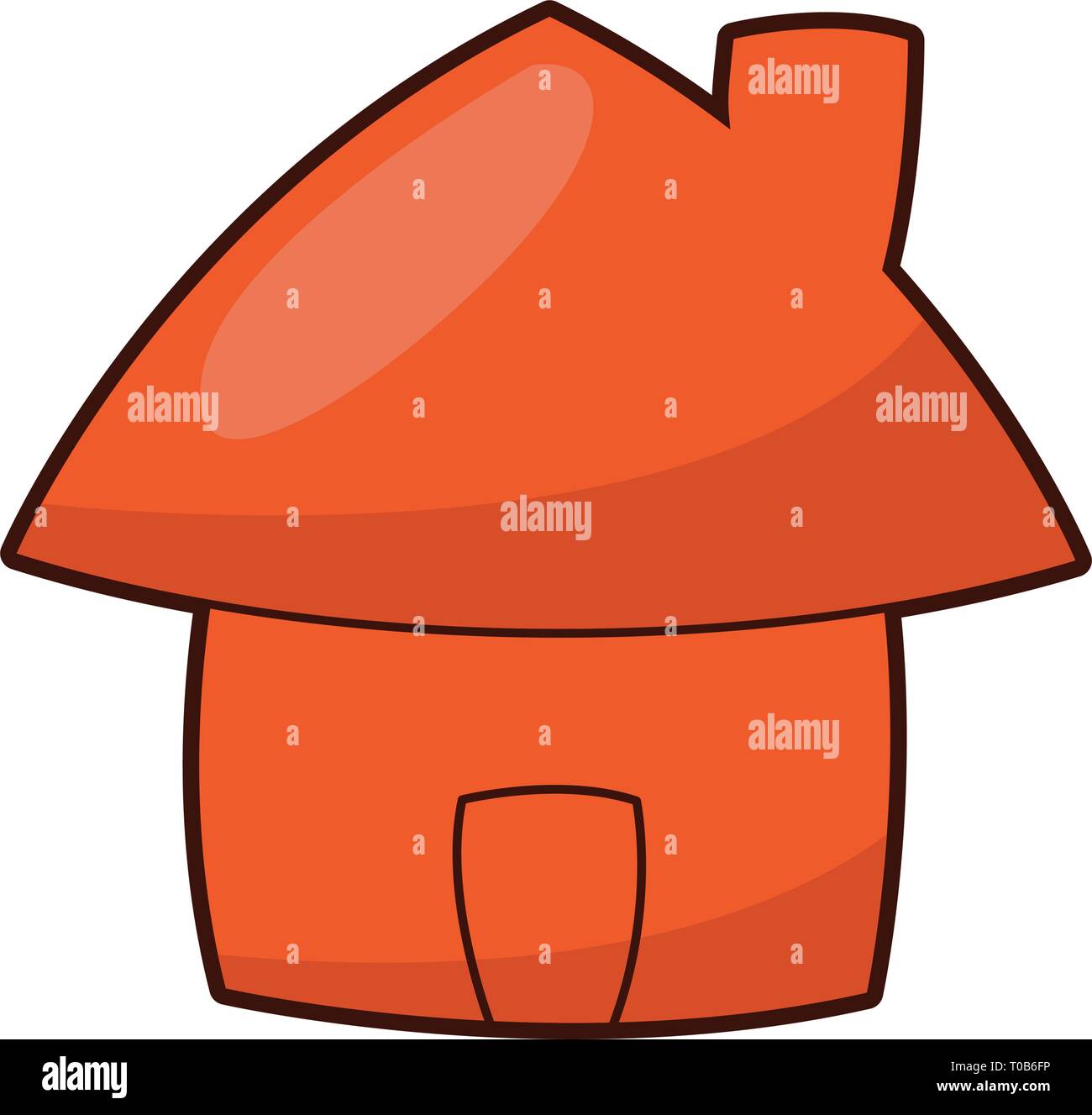 House cartoon doodle symbol Stock Vector Image & Art - Alamy