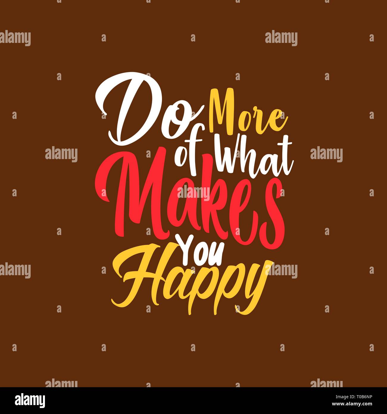 Hand drawn typography lettering design quote Stock Photo - Alamy