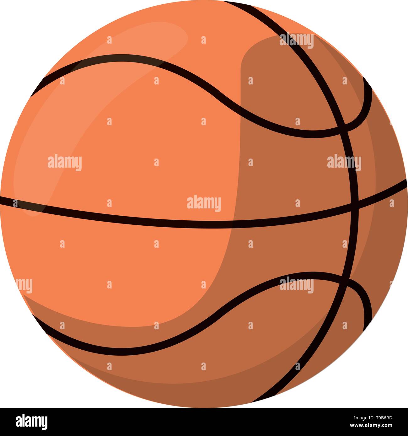 Basketball ball sport cartoon Stock Vector Image & Art - Alamy