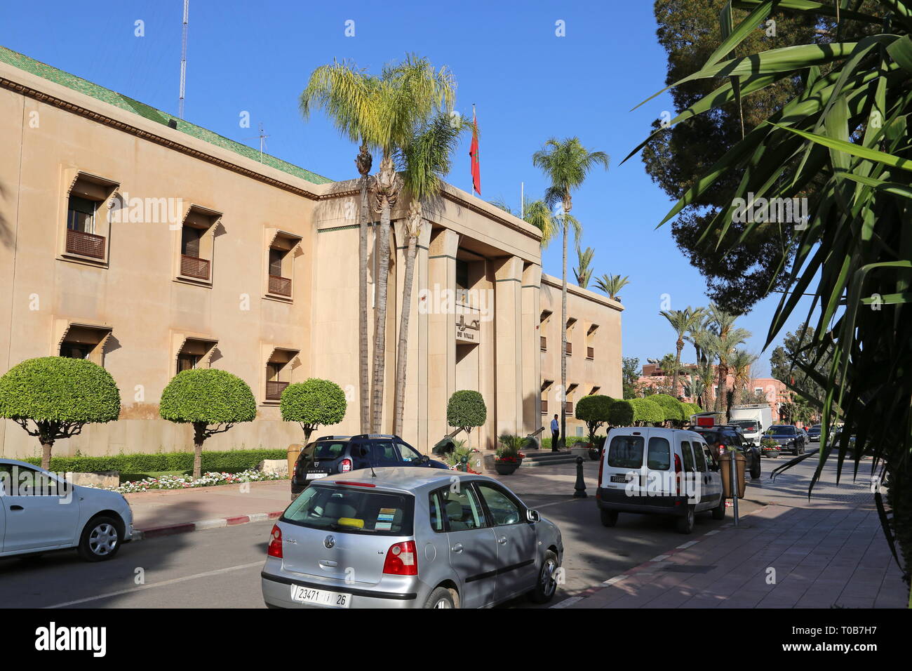 Hôtel De Ville (City Hall), Avenue Mohammed V, Medina, Marrakesh ...