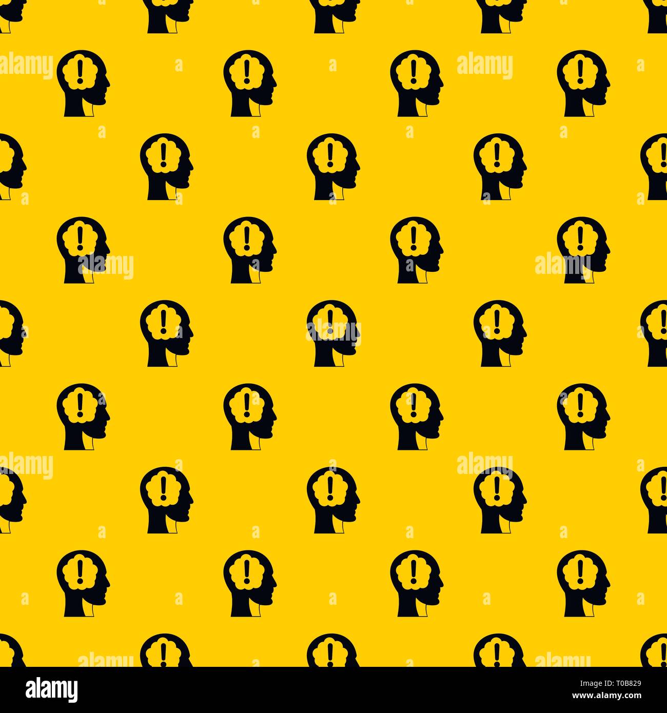 Human face exclamation mark illustration Stock Vector Images - Alamy