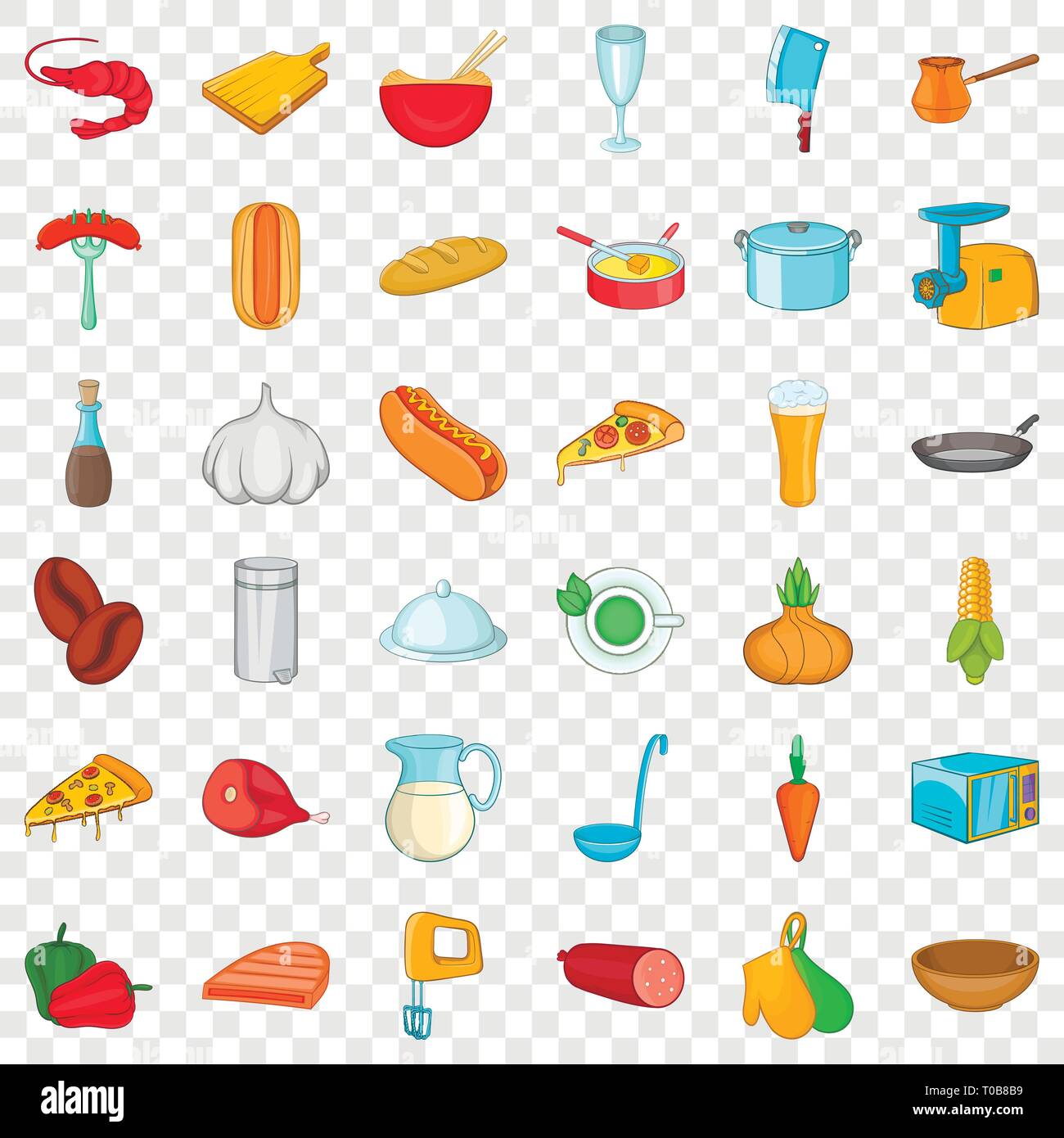 Good cooking icons set, cartoon style Stock Vector Image & Art - Alamy