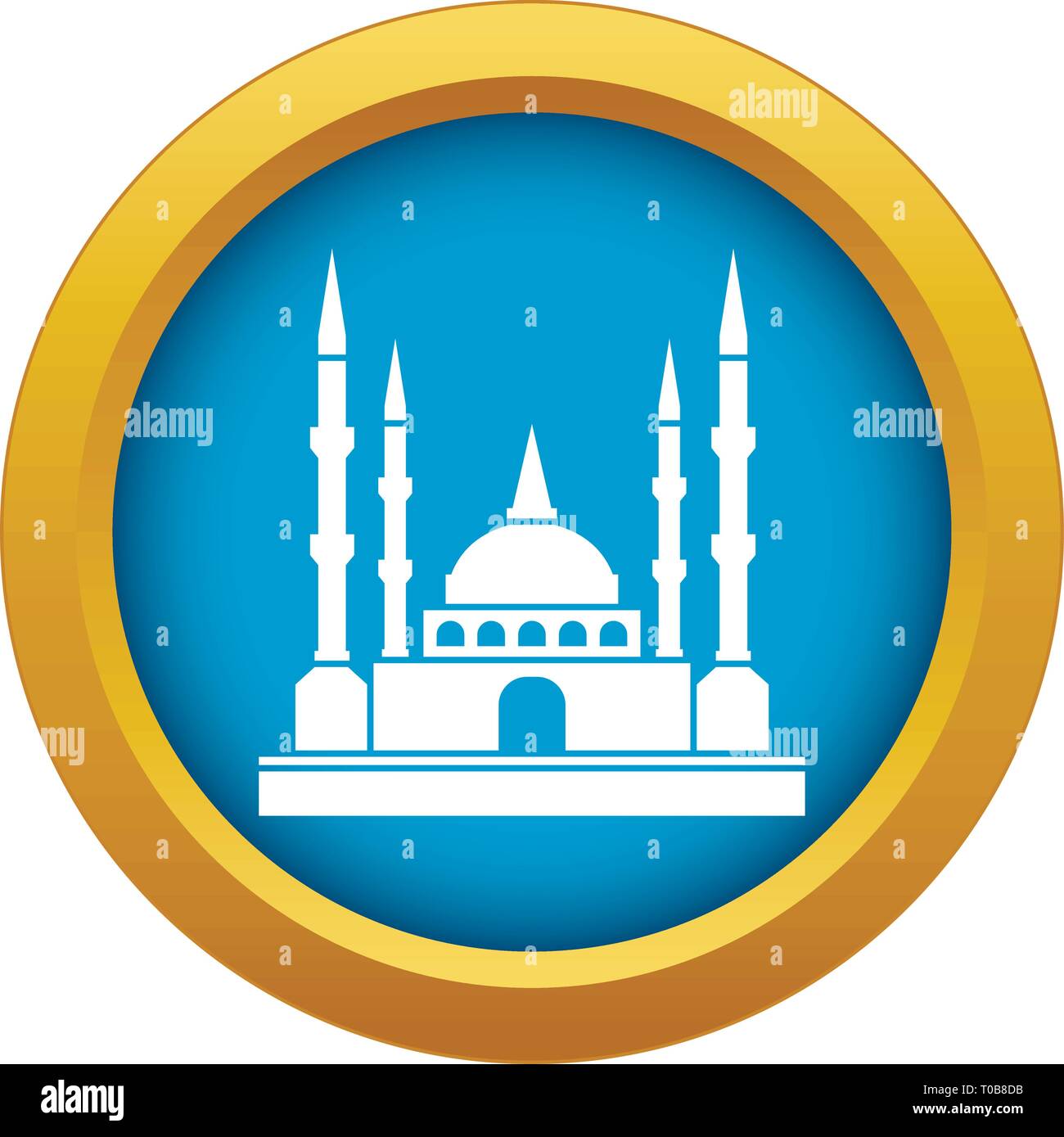 Exterior of blue mosque istanbul Stock Vector Images - Alamy