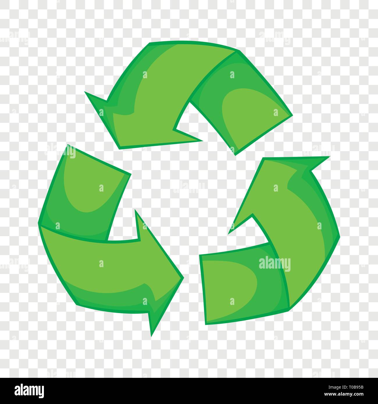 Recycling icon, cartoon style Stock Vector Image & Art - Alamy