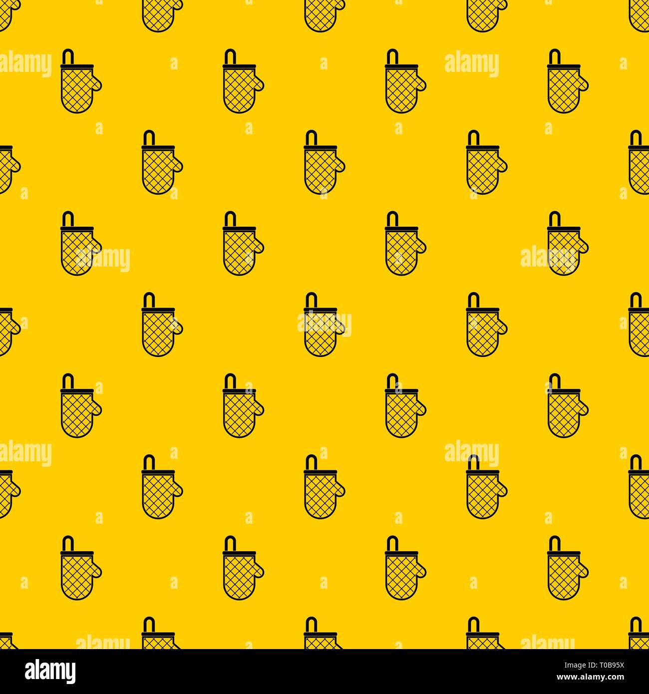 Kitchen protective glove pattern vector Stock Vector Image & Art - Alamy