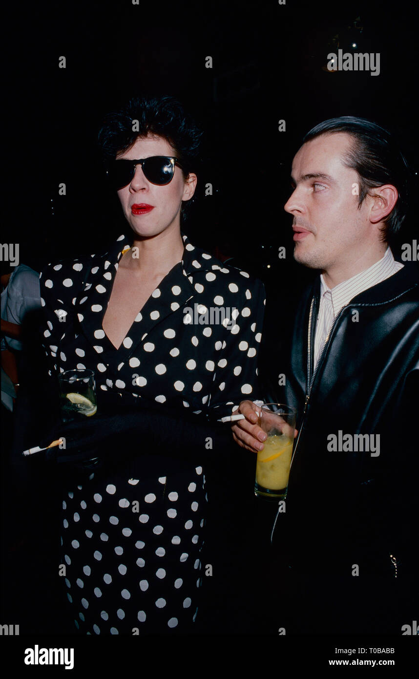 London.UK. LIBRARY. Magenta Devine (real name Kim Taylor) and Simon O ...