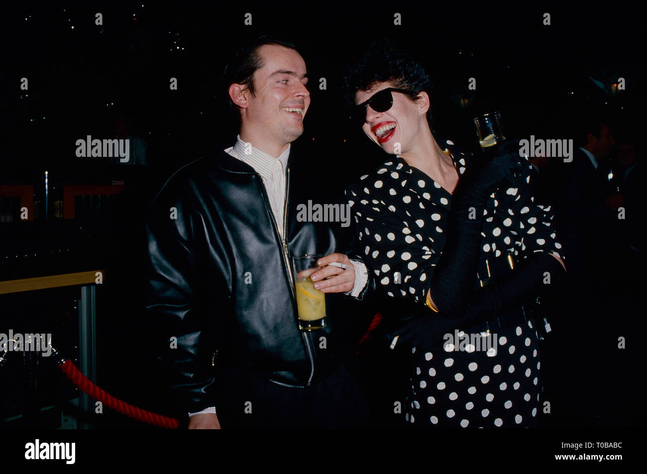 London.UK. LIBRARY. Magenta Devine (real name Kim Taylor) and Simon O ...