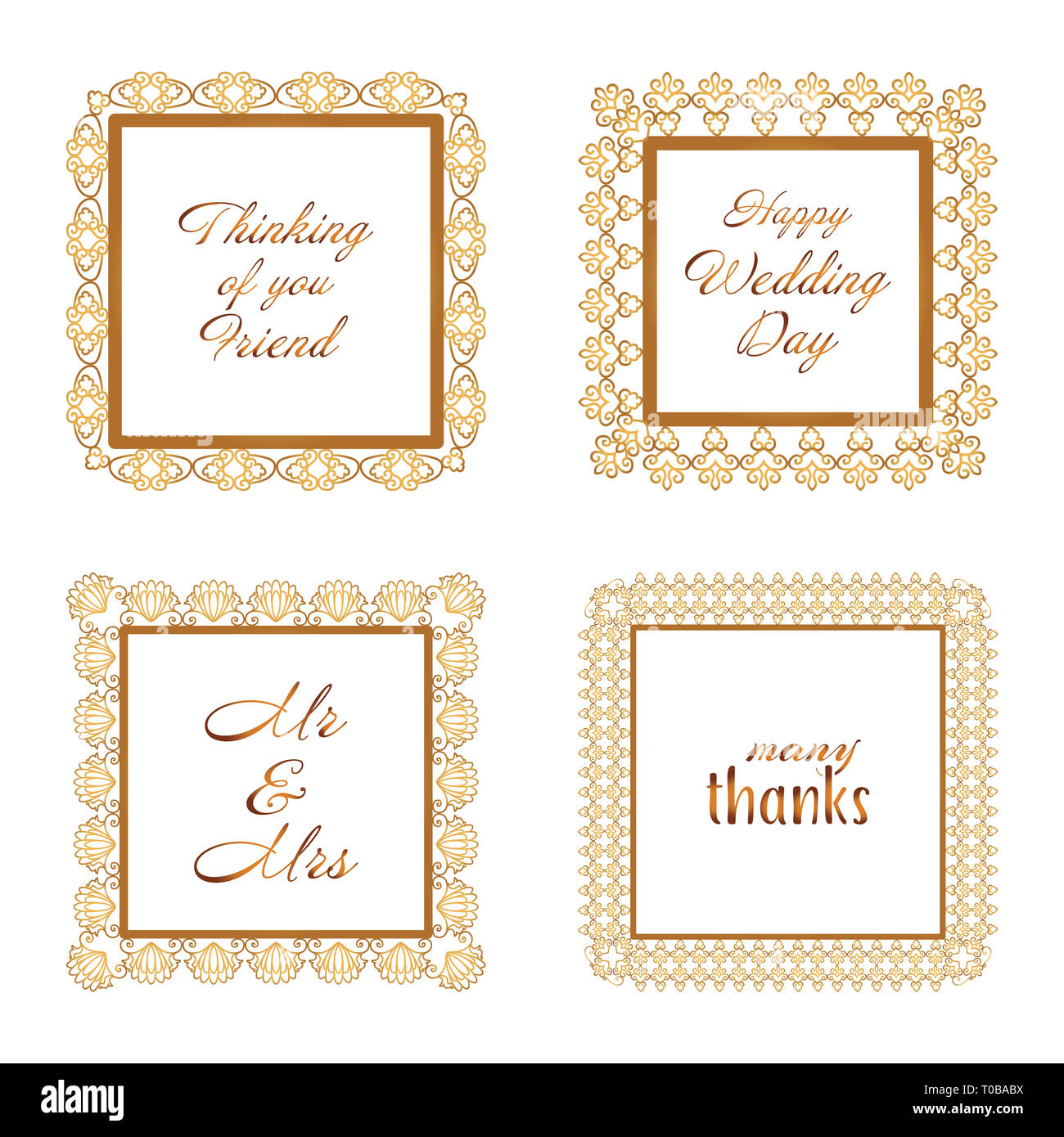 Elegant Lace Border Frames laser cut Picture Frames Stock Photo - Alamy