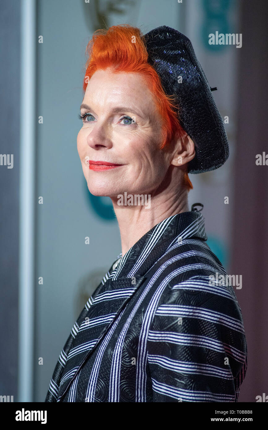 London, UK. Sandy Powell at EE British Academy Film Awards at the Royal ...
