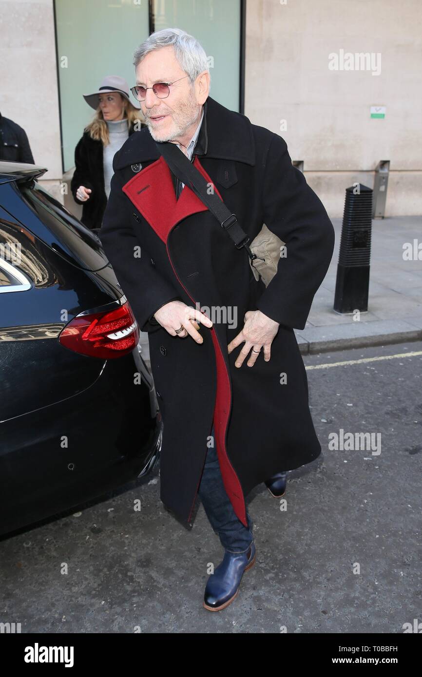 Tcheky Karyo leaves BBC studios after attending radio interviews Featuring: Tcheky Karyo Where ...