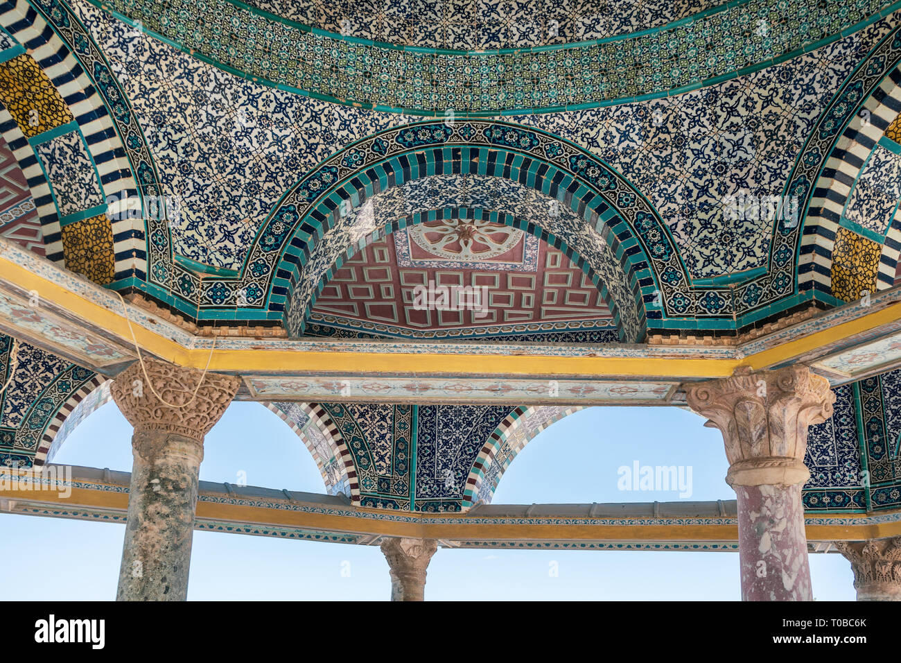 Israel, Jerusalem - 31 January 2019: Temple mount - Dome of the Chain ...
