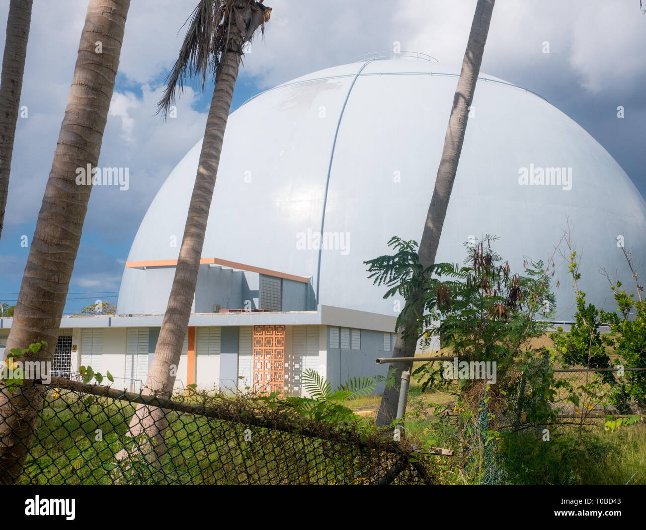 Rincon, Puerto Rico. January 2019. Abandoned nuclear plant. The reactor ...