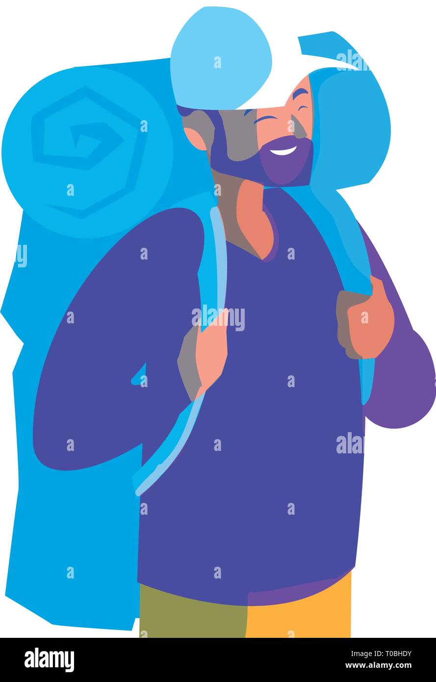 Adventurous person Stock Vector Images - Alamy