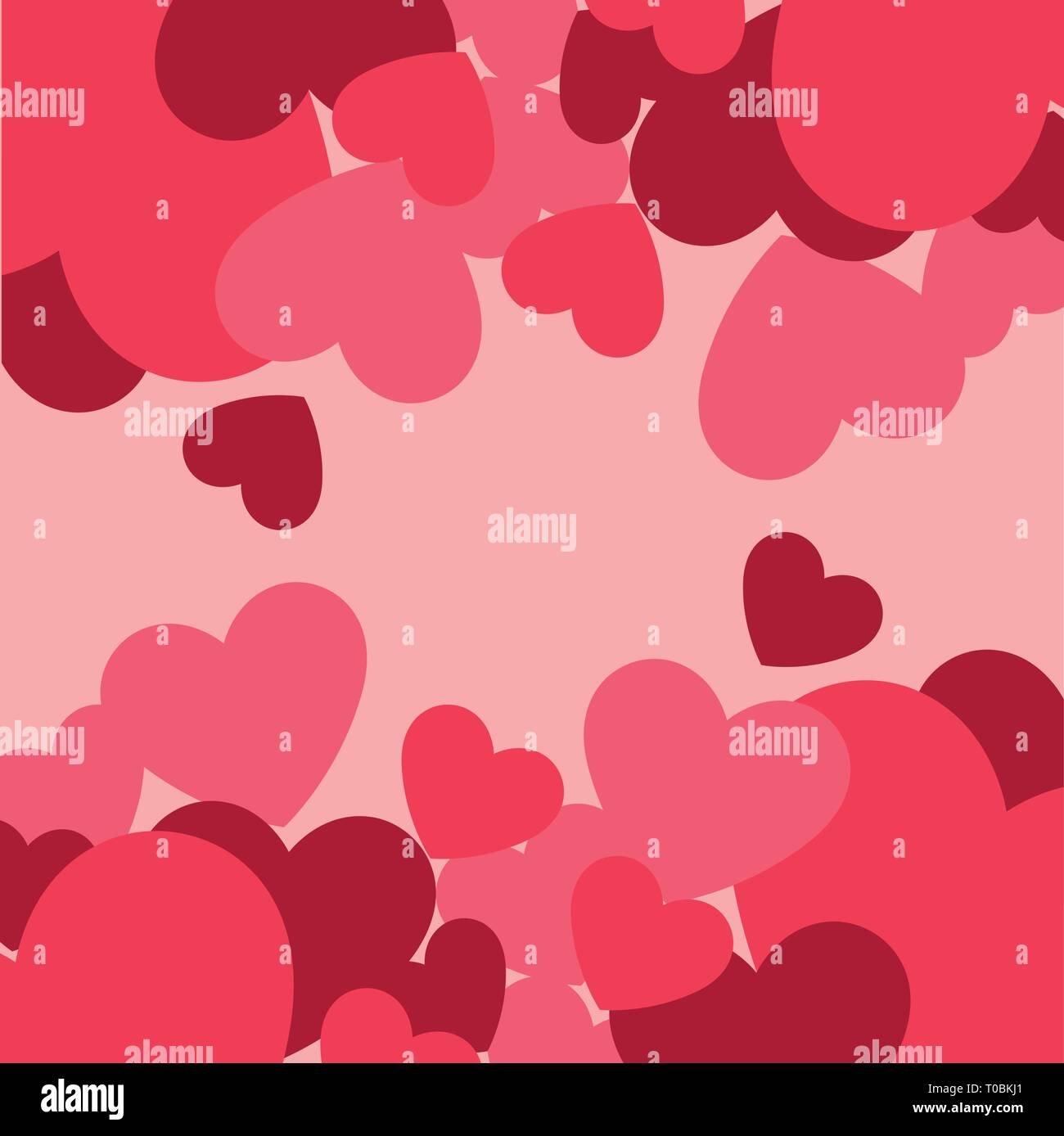 hearts love pattern icons vector illustration design Stock Vector Image ...
