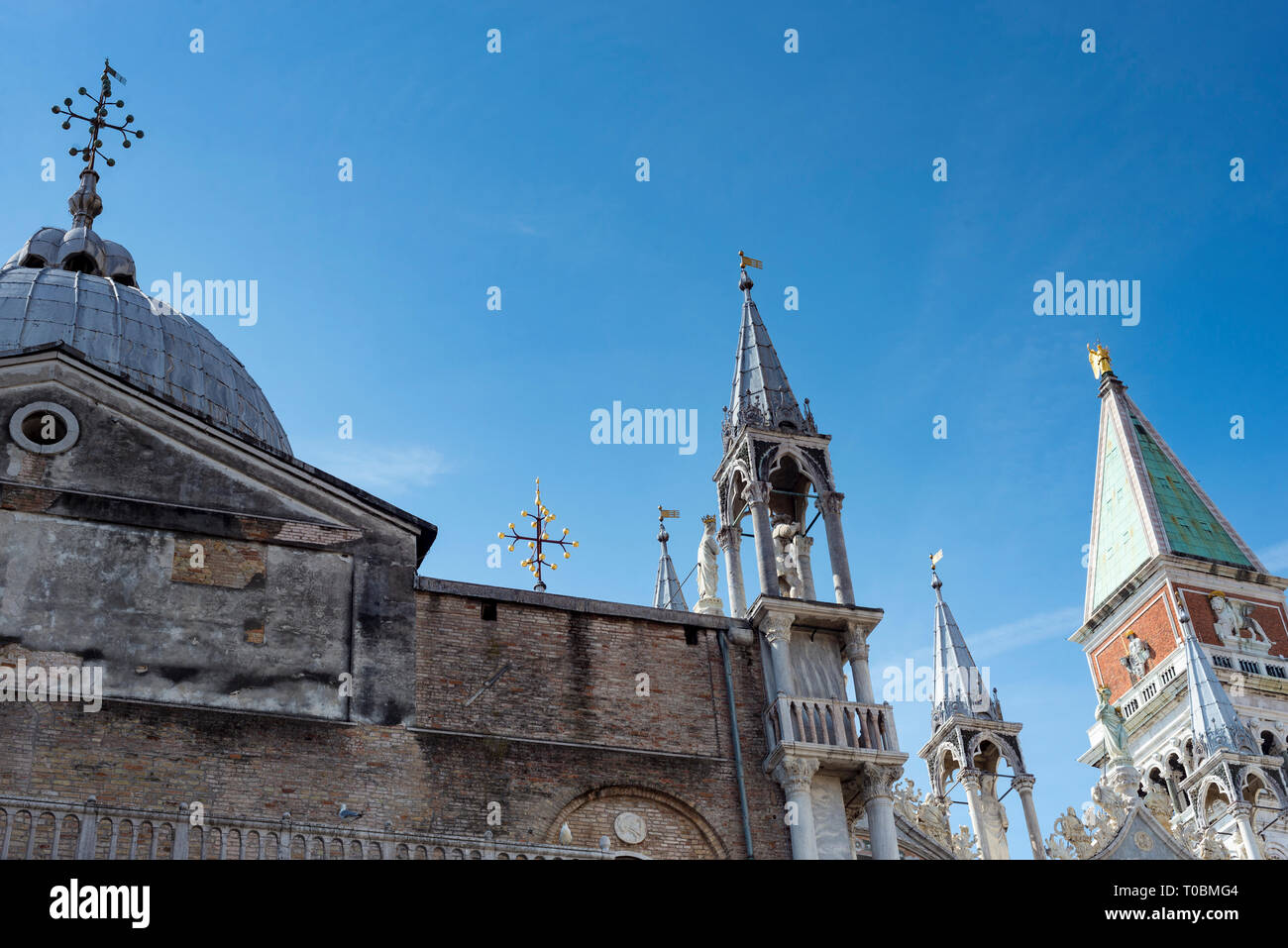 The many spires of one church Stock Photo - Alamy
