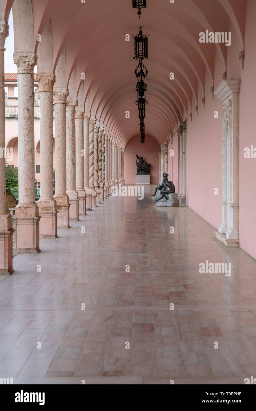 Sarasota, Florida/USA-02/25/2019-The Ringling Art Museum preserves the ...