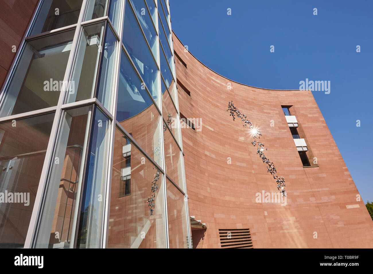 Modern apartments; architecture in Exeter, Devon, Great Britain Stock ...