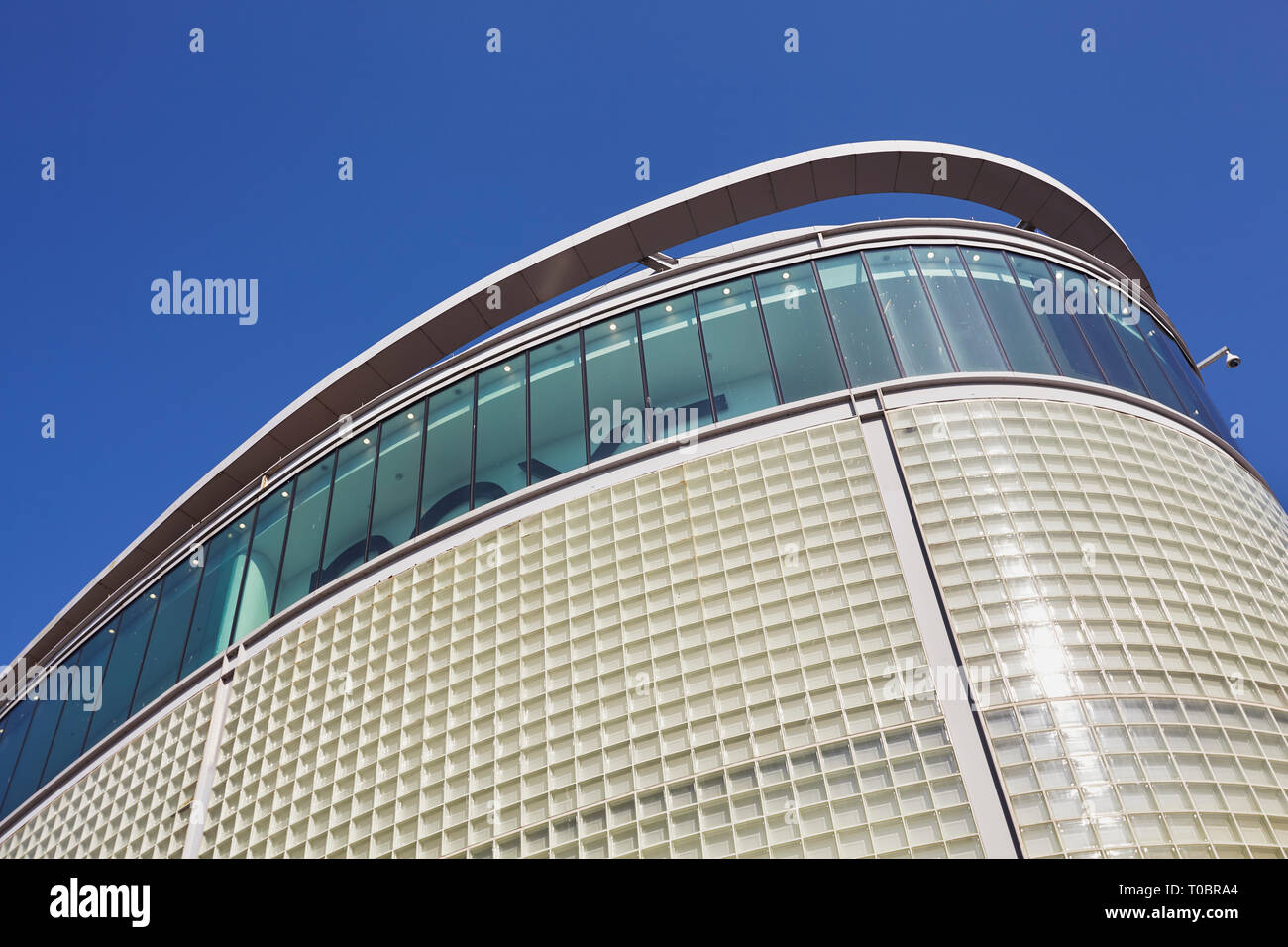 Modern apartments; architecture in Exeter, Devon, Great Britain Stock ...