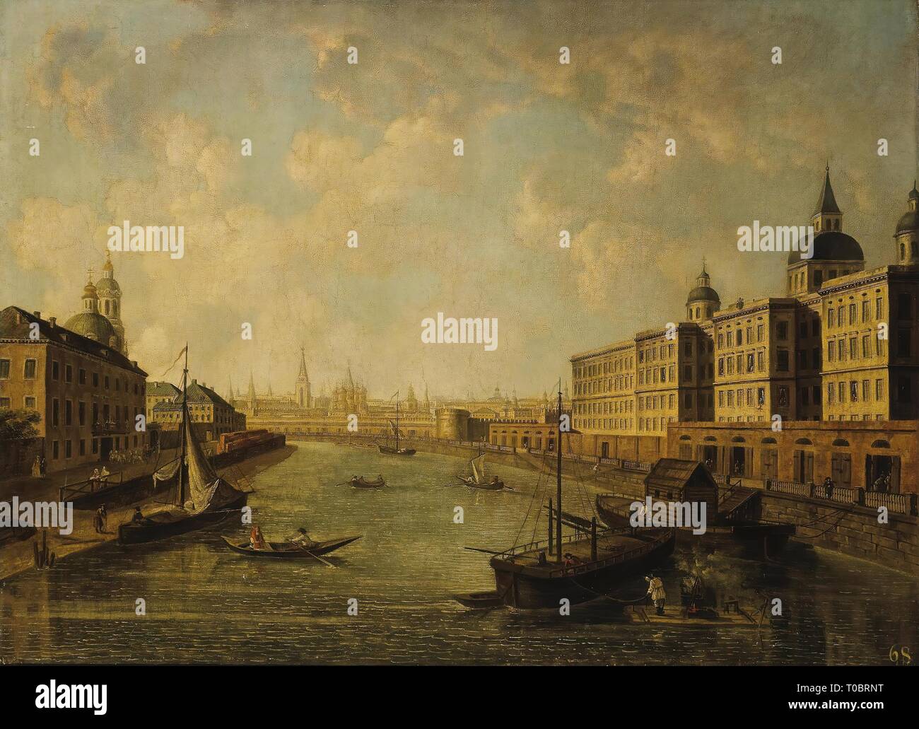 'View of Moscow. The Orphanage'. Russia, 1800s. Dimensions: 82,3x102 cm ...