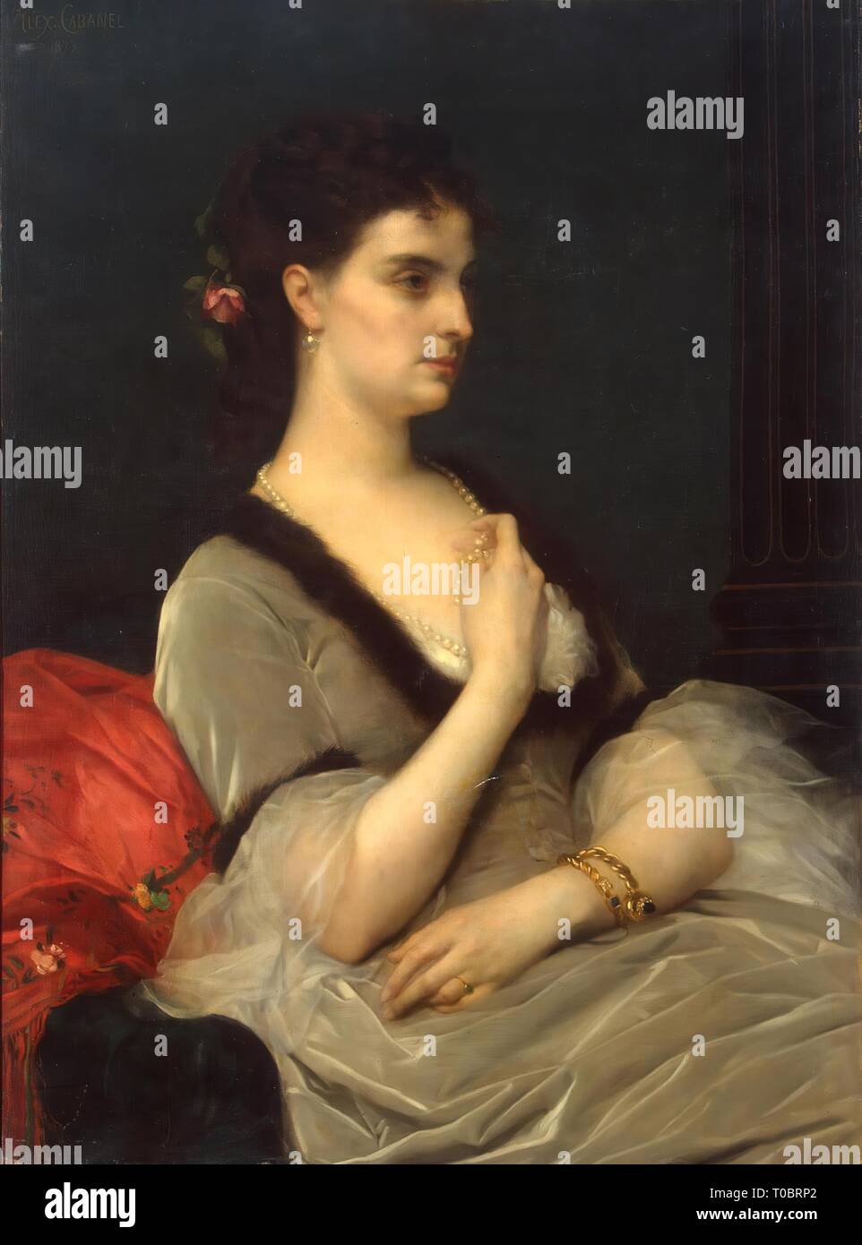 'Portrait of Countess Elizabeth Vorontsova-Dashkova'. France, 1873 ...