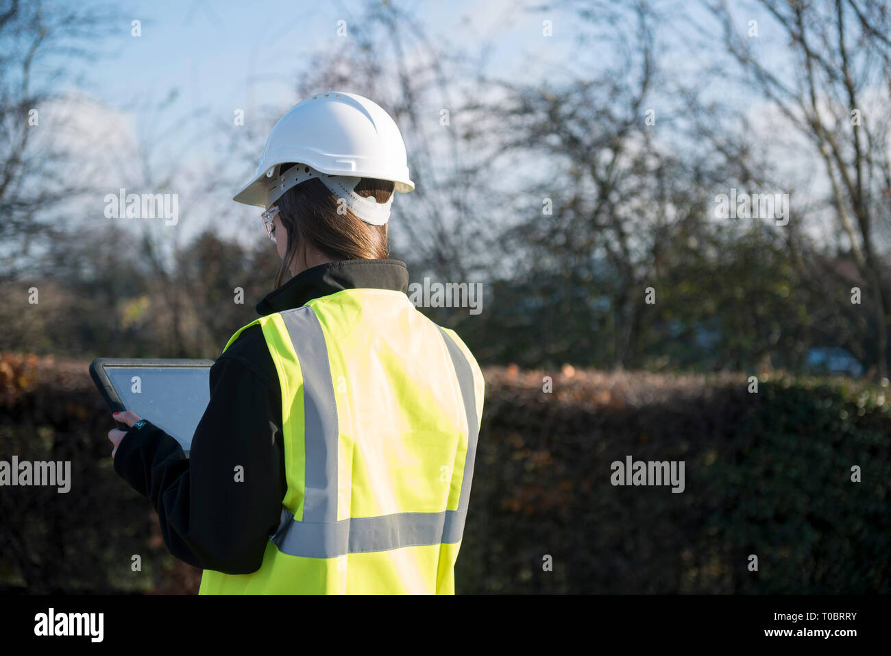 High viz worker hi-res stock photography and images - Alamy