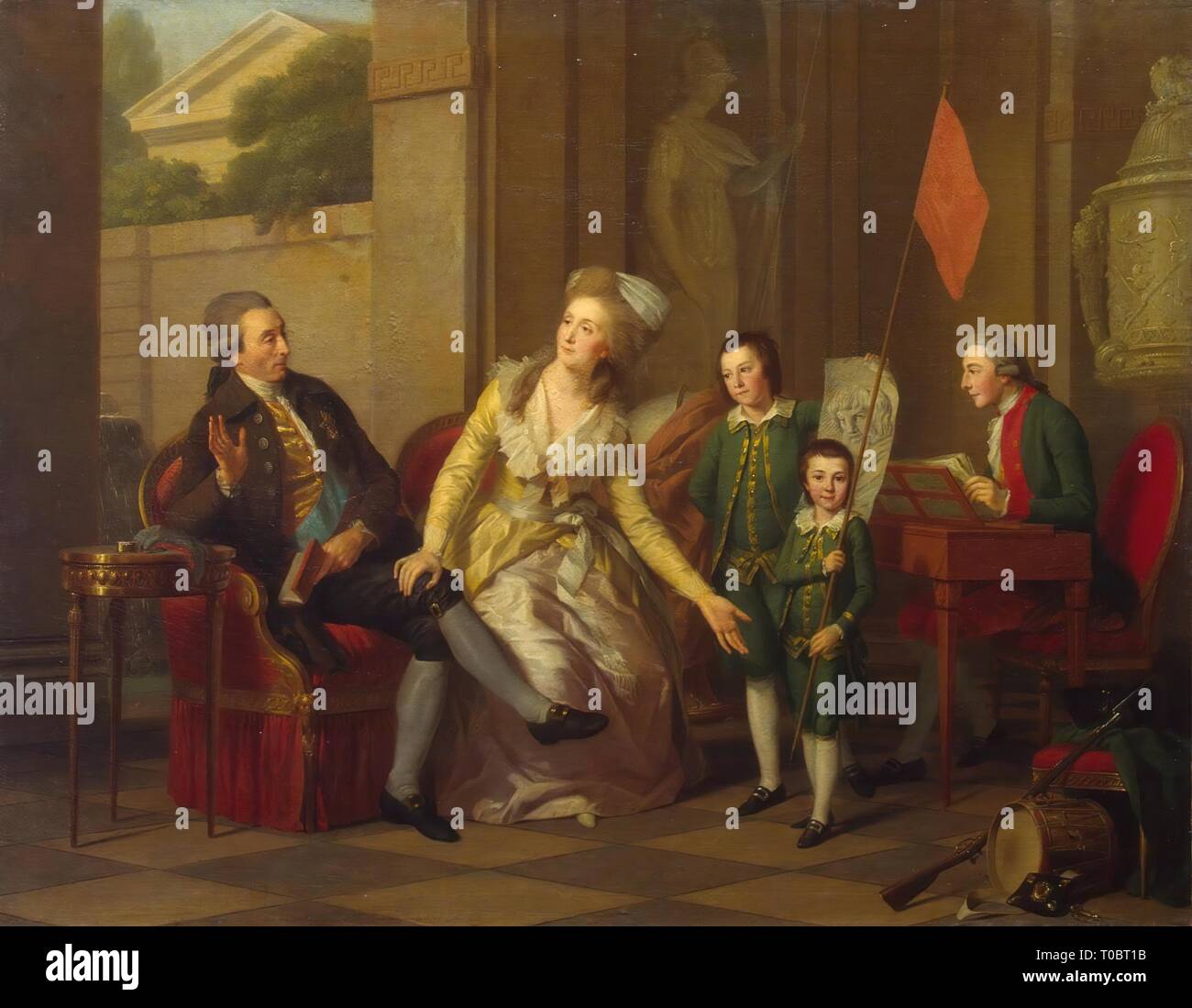 'Portrait of the Saltykov Family'. Germany, 1782. Dimensions: 115x147 ...